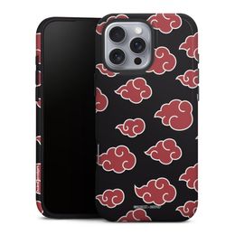 DeinDesign iPhone 16 Pro Max Handy Panzer Handyh&uuml;lle robuste Outdoor H&uuml;lle Schutzh&uuml;lle gl&auml;nzend Akatsuki Official Licensed Product Naruto Shippuden Tough Case