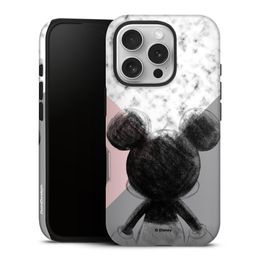 DeinDesign iPhone 16 Pro Handy Panzer Handyh&uuml;lle robuste Outdoor H&uuml;lle Schutzh&uuml;lle gl&auml;nzend Marble Disney Mickey Mouse Tough Case