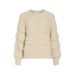 Vila Pullover Damen Gr&ouml;&szlig;e L creme