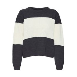 Véro Moda VERO MODA Pullover 'VMAGATE' Damen Größe S schwarz / naturweiß