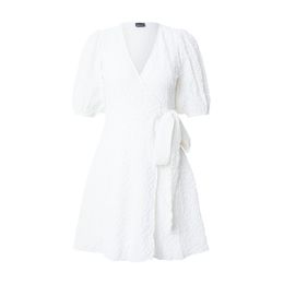 Gina Tricot Kleid Damen Größe 36 weiß Winterkleid
