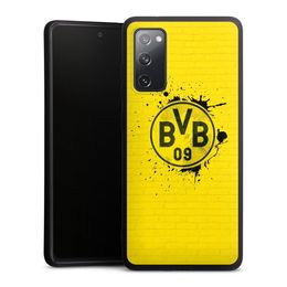 DeinDesign Galaxy S20 FE Handy Premium Silikon H&uuml;lle Handyh&uuml;lle schwarz Case Borussia Dortmund Official Licensed Product Bvb Silikon Premium Case