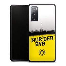 DeinDesign Galaxy S20 FE Handy Premium Silikon H&uuml;lle Handyh&uuml;lle schwarz Case Borussia Dortmund Statement Bvb Silikon Premium Case