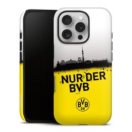 DeinDesign iPhone 16 Pro Handy Panzer Handyh&uuml;lle robuste Outdoor H&uuml;lle Schutzh&uuml;lle matt Borussia Dortmund Statement Bvb Tough Case