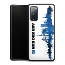 DeinDesign Galaxy S20 FE 5G Handy Premium Silikon H&uuml;lle Handyh&uuml;lle schwarz Case Hsv Official Licensed Product Bundesliga Silikon Premium Case