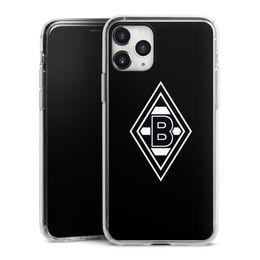 DeinDesign iPhone 11 Pro Max Handy Silikon H&uuml;lle Case transparent Handyh&uuml;lle Borussia M&ouml;nchengladbach Gladbach Coat Of Arms Silikon Case