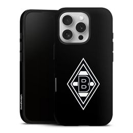 DeinDesign iPhone 16 Pro Handy Panzer Handyh&uuml;lle robuste Outdoor H&uuml;lle Schutzh&uuml;lle matt Borussia M&ouml;nchengladbach Gladbach Coat Of Arms Tough Case