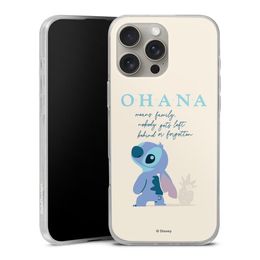 DeinDesign iPhone 16 Pro Max Handy Silikon H&uuml;lle Case transparent Handyh&uuml;lle Lilo & Stitch Disney Official Licensed Product Silikon Case