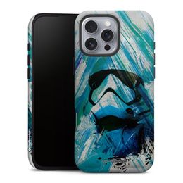 DeinDesign iPhone 16 Pro Max Handy Panzer Handyh&uuml;lle robuste Outdoor H&uuml;lle Schutzh&uuml;lle gl&auml;nzend Colourful Stormtrooper Star Wars Tough Case