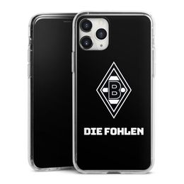 DeinDesign iPhone 11 Pro Max Handy Silikon H&uuml;lle Case transparent Handyh&uuml;lle Gladbach Borussia M&ouml;nchengladbach Die Fohlen Silikon Case