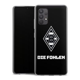 DeinDesign Galaxy A32 4G Handy Silikon H&uuml;lle Case transparent Handyh&uuml;lle Die Fohlen Gladbach Borussia M&ouml;nchengladbach Silikon Case
