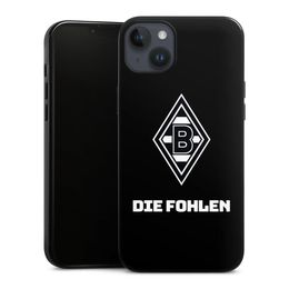 DeinDesign iPhone 14 Plus Handy Silikon H&uuml;lle Case schwarz Handyh&uuml;lle Die Fohlen Gladbach Borussia M&ouml;nchengladbach