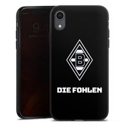 DeinDesign iPhone Xr Handy Silikon H&uuml;lle Case schwarz Handyh&uuml;lle Die Fohlen Gladbach Borussia M&ouml;nchengladbach