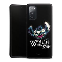 DeinDesign Galaxy S20 FE 5G Handy Premium Silikon H&uuml;lle Handyh&uuml;lle schwarz Case Lilo & Stitch Official Licensed Product Disney Silikon Premium Case