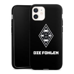 DeinDesign iPhone 12 Handy Silikon H&uuml;lle Case schwarz Handyh&uuml;lle Die Fohlen Gladbach Borussia M&ouml;nchengladbach