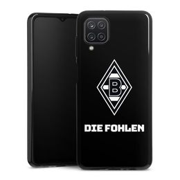 DeinDesign Galaxy A12 Handy Silikon H&uuml;lle Case schwarz Handyh&uuml;lle Gladbach Borussia M&ouml;nchengladbach Die Fohlen