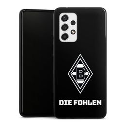 DeinDesign Galaxy A53 5G Handy Silikon H&uuml;lle Case schwarz Handyh&uuml;lle Gladbach Borussia M&ouml;nchengladbach Die Fohlen