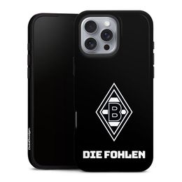 DeinDesign iPhone 16 Pro Max Handy Panzer Handyh&uuml;lle robuste Outdoor H&uuml;lle Schutzh&uuml;lle gl&auml;nzend Die Fohlen Gladbach Borussia M&ouml;nchengladbach Tough Case