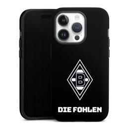 DeinDesign iPhone 14 Pro Handy Panzer Handyh&uuml;lle robuste Outdoor H&uuml;lle Schutzh&uuml;lle matt Die Fohlen Gladbach Borussia M&ouml;nchengladbach Tough Case