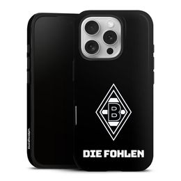 DeinDesign iPhone 16 Pro Handy Panzer Handyh&uuml;lle robuste Outdoor H&uuml;lle Schutzh&uuml;lle gl&auml;nzend Die Fohlen Gladbach Borussia M&ouml;nchengladbach Tough Case
