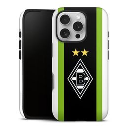DeinDesign iPhone 16 Pro Handy Panzer Handyh&uuml;lle robuste Outdoor H&uuml;lle Schutzh&uuml;lle matt Logo Gladbach Borussia M&ouml;nchengladbach Tough Case