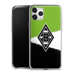 DeinDesign iPhone 11 Pro Max Handy Silikon H&uuml;lle Case transparent Handyh&uuml;lle Borussia M&ouml;nchengladbach Bmg Official Licensed Product Silikon Case