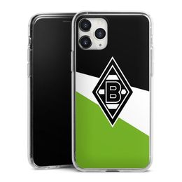 DeinDesign iPhone 11 Pro Max Handy Silikon H&uuml;lle Case transparent Handyh&uuml;lle Official Licensed Product Borussia M&ouml;nchengladbach Gladbach Silikon Case