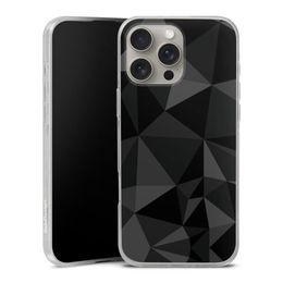 DeinDesign iPhone 16 Pro Max Handy Silikon H&uuml;lle Case transparent Handyh&uuml;lle Abstract Muster Geometric Silikon Case