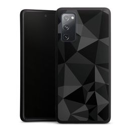 DeinDesign Galaxy S20 FE 5G Handy Premium Silikon H&uuml;lle Handyh&uuml;lle schwarz Case Muster Abstract Geometric Silikon Premium Case