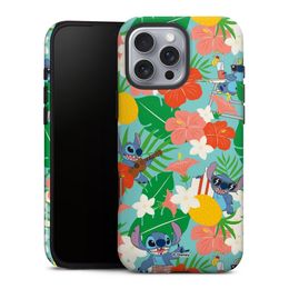 DeinDesign iPhone 16 Pro Max Handy Panzer Handyh&uuml;lle robuste Outdoor H&uuml;lle Schutzh&uuml;lle gl&auml;nzend Lilo & Stitch Movie Disney Tough Case