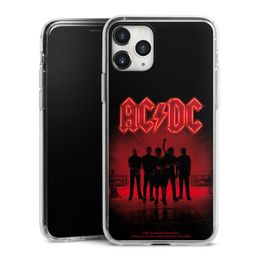 DeinDesign iPhone 11 Pro Max Handy Silikon H&uuml;lle Case transparent Handyh&uuml;lle Band Acdc Official Licensed Product Silikon Case