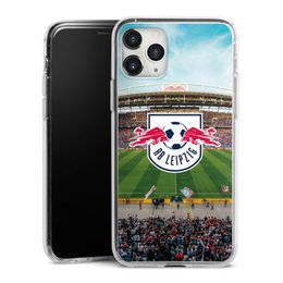 DeinDesign iPhone 11 Pro Max Handy Silikon H&uuml;lle Case transparent Handyh&uuml;lle Rb Leipzig Stadium Official Licensed Product Silikon Case