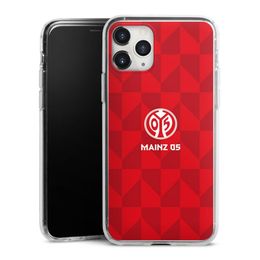DeinDesign iPhone 11 Pro Max Handy Silikon H&uuml;lle Case transparent Handyh&uuml;lle Official Licensed Product Merchandise Mainz 05 Silikon Case