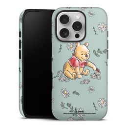 DeinDesign iPhone 16 Pro Handy Panzer Handyh&uuml;lle robuste Outdoor H&uuml;lle Schutzh&uuml;lle gl&auml;nzend Disney Winnie The Pooh Official Licensed Product Tough Case