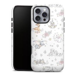 DeinDesign iPhone 16 Pro Max Handy Panzer Handyh&uuml;lle robuste Outdoor H&uuml;lle Schutzh&uuml;lle gl&auml;nzend Disney Dumbo Bambi Tough Case