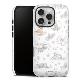 DeinDesign iPhone 16 Pro Handy Panzer Handyh&uuml;lle robuste Outdoor H&uuml;lle Schutzh&uuml;lle gl&auml;nzend Disney Dumbo Bambi Tough Case