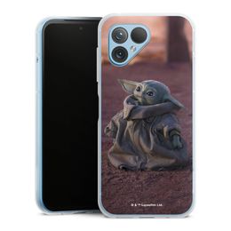 DeinDesign Fairphone 5 Handy Silikon H&uuml;lle Case transparent Handyh&uuml;lle The Child Star Wars Baby Yoda Silikon Case