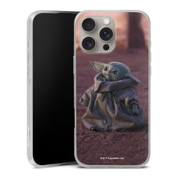 DeinDesign iPhone 16 Pro Max Handy Silikon H&uuml;lle Case transparent Handyh&uuml;lle The Child Star Wars Baby Yoda Silikon Case
