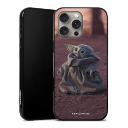 DeinDesign iPhone 16 Pro Max Handy Silikon H&uuml;lle Case schwarz Handyh&uuml;lle The Child Star Wars Baby Yoda