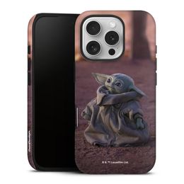 DeinDesign iPhone 16 Pro Handy Panzer Handyh&uuml;lle robuste Outdoor H&uuml;lle Schutzh&uuml;lle matt The Child Star Wars Baby Yoda Tough Case