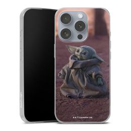 DeinDesign iPhone 16 Pro Handy Slim Case Silikon Handyh&uuml;lle transparent H&uuml;lle extra d&uuml;nn The Child Star Wars Baby Yoda Silikon Slim Case