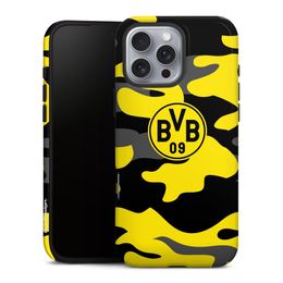 DeinDesign iPhone 16 Pro Max Handy Panzer Handyh&uuml;lle robuste Outdoor H&uuml;lle Schutzh&uuml;lle gl&auml;nzend Borussia Dortmund Merchandise Bvb Tough Case