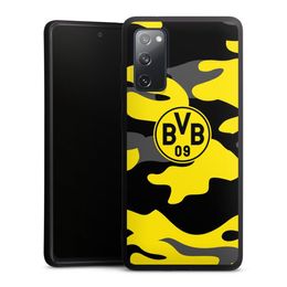 DeinDesign Galaxy S20 FE 5G Handy Premium Silikon H&uuml;lle Handyh&uuml;lle schwarz Case Merchandise Bvb Borussia Dortmund Silikon Premium Case