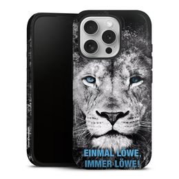 DeinDesign iPhone 16 Pro Handy Panzer Handyh&uuml;lle robuste Outdoor H&uuml;lle Schutzh&uuml;lle gl&auml;nzend Official Licensed Product Tsv 1860 M&uuml;nchen Lion Tough Case