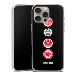 DeinDesign iPhone 16 Pro Max Handy Silikon H&uuml;lle Case transparent Handyh&uuml;lle Eintracht Frankfurt Soccer Sge Silikon Case