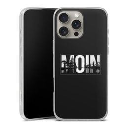 DeinDesign iPhone 16 Pro Max Handy Silikon H&uuml;lle Case transparent Handyh&uuml;lle Hamburger Sv Hsv Official Licensed Product Silikon Case
