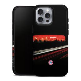 DeinDesign iPhone 16 Pro Max Handy Panzer Handyh&uuml;lle robuste Outdoor H&uuml;lle Schutzh&uuml;lle gl&auml;nzend Fcb Fc Bayern M&uuml;nchen Stadium Tough Case