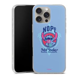 DeinDesign iPhone 16 Pro Max Handy Silikon H&uuml;lle Case transparent Handyh&uuml;lle Disney Sayings Lilo & Stitch Silikon Case