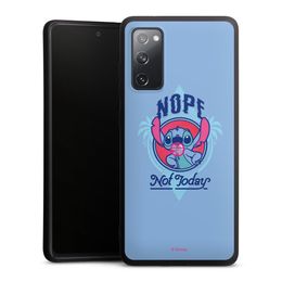 DeinDesign Galaxy S20 FE Handy Premium Silikon H&uuml;lle Handyh&uuml;lle schwarz Case Disney Sayings Lilo & Stitch Silikon Premium Case