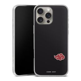 DeinDesign iPhone 16 Pro Max Handy Silikon H&uuml;lle Case transparent Handyh&uuml;lle Naruto Shippuden Akatsuki Official Licensed Product Silikon Case